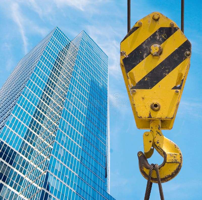 Crane hook stock image. Image of engineering, heavy, equipment - 28449191