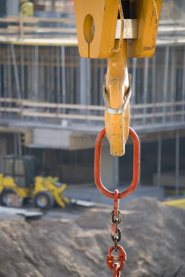 Crane hook stock image. Image of steel, iron, formwork - 5653165