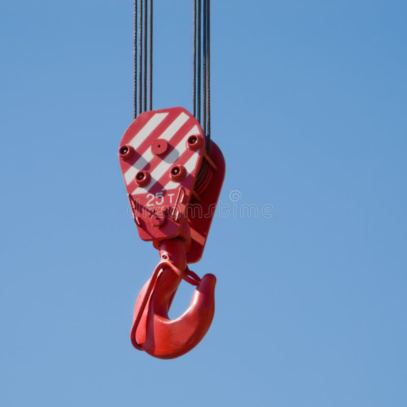 Crane hook stock image. Image of lift, concrete, hoisting - 9741965