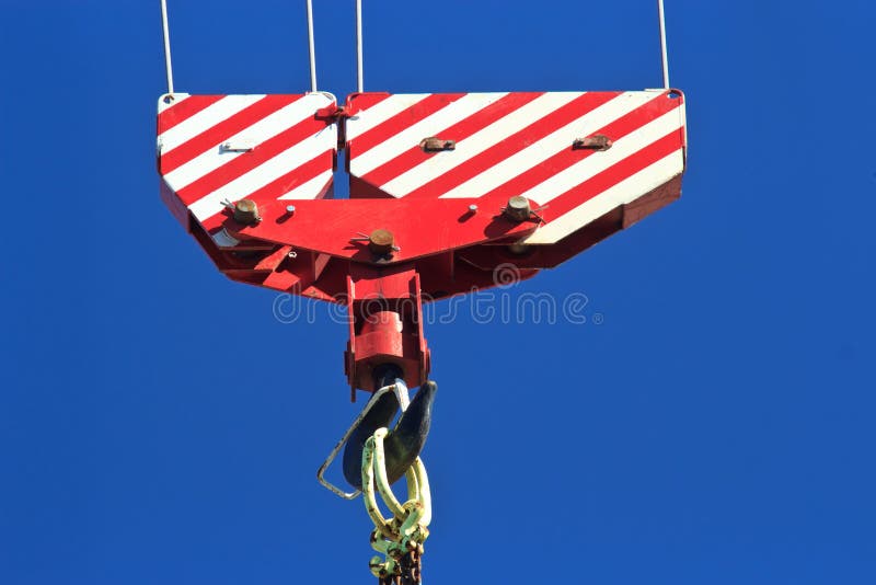 Crane hook block stock photo. Image of equipment, block - 25905628