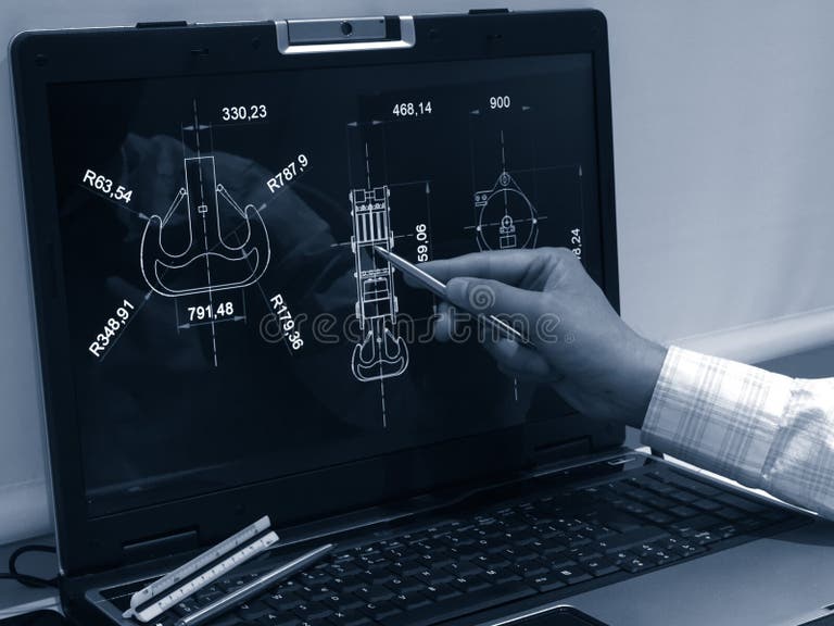 Crane hook cad design stock photo. Image of construction - 155752686