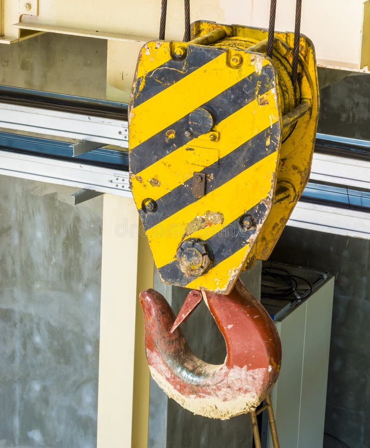 Crane hook stock photo. Image of engineering, crane, cable - 30857448