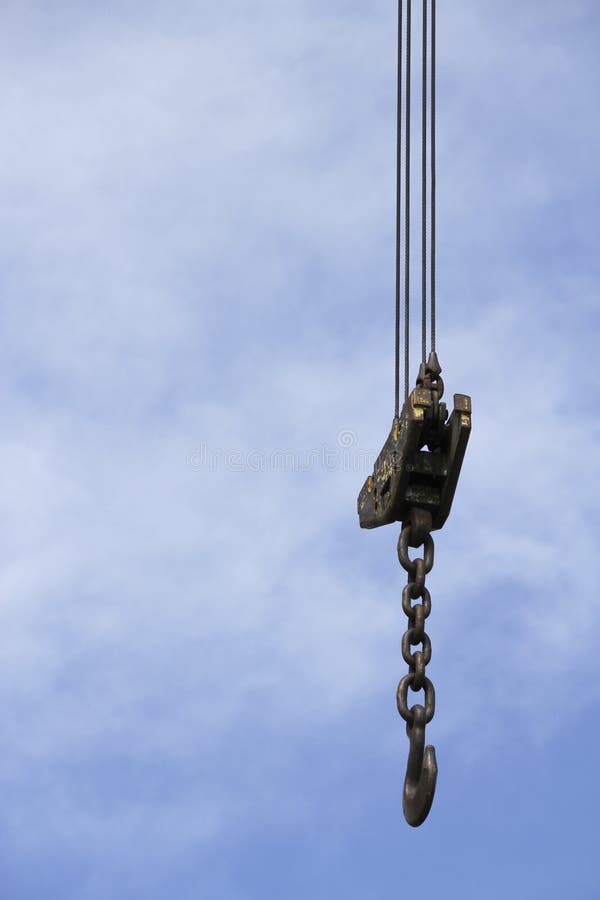 Crane hook stock photo. Image of container, logistics - 66580786