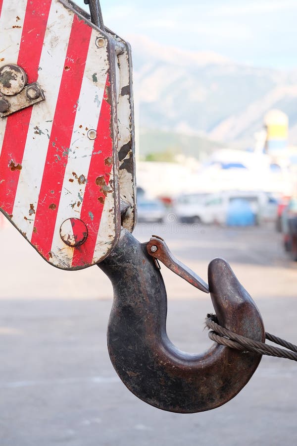 Crane hook stock photo. Image of work, iron, crane, hook - 61920596