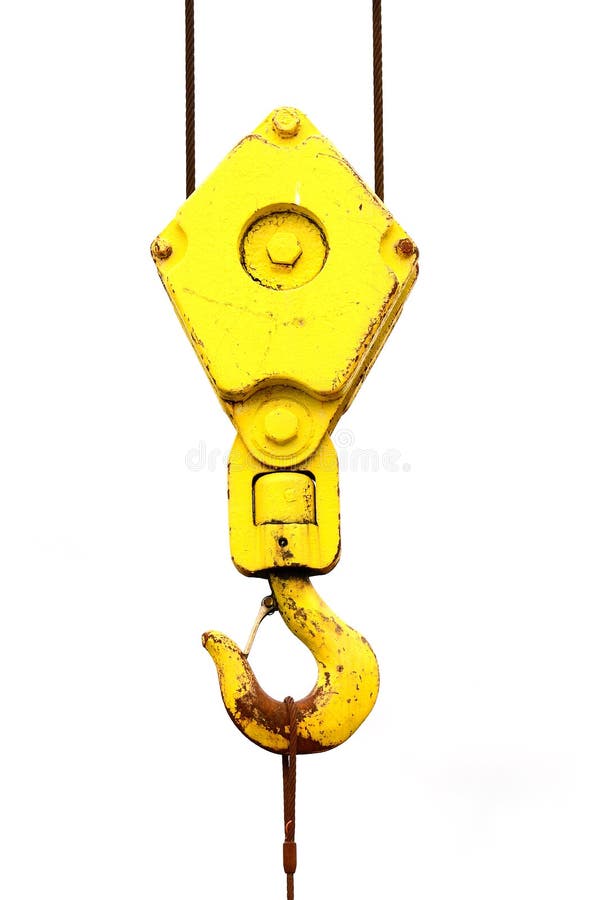 Crane Hook stock photo. Image of isolated, chain, rusty - 49191142
