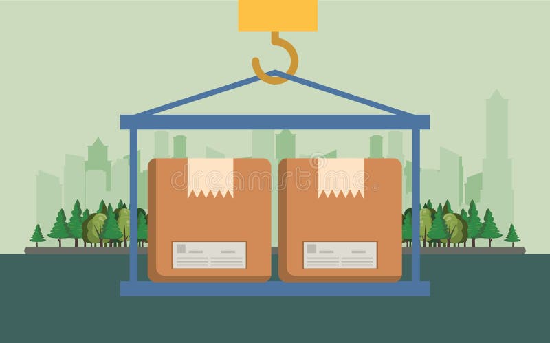 Crane Lifting Box Stock Illustrations – 1,402 Crane Lifting Box Stock ...