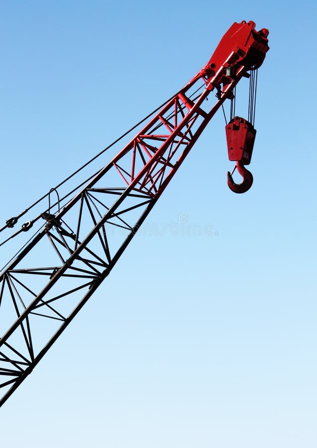 Crane Hook Portrait stock photo. Image of machinery, large - 22580984