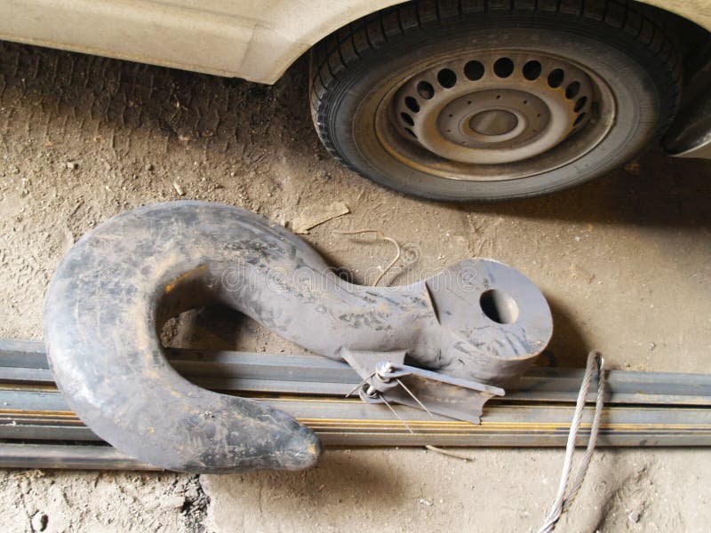 Crane hook stock photo. Image of giant, tone, load, lifting - 85781922