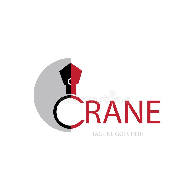 Crane logo vector stock vector. Illustration of machinery - 173996052