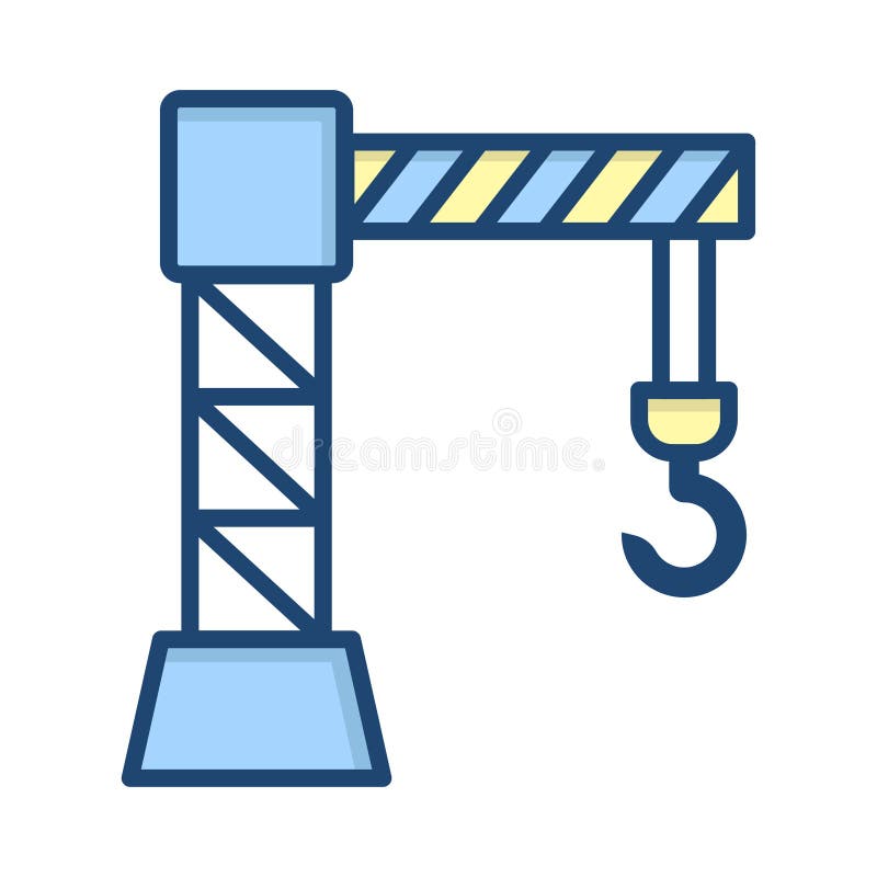 Crane Icon Vector Design Template Stock Illustration - Illustration of ...