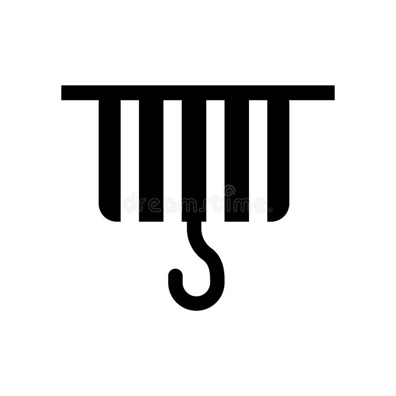 Crane Icon Vector Isolated on White Background, Crane Sign ...