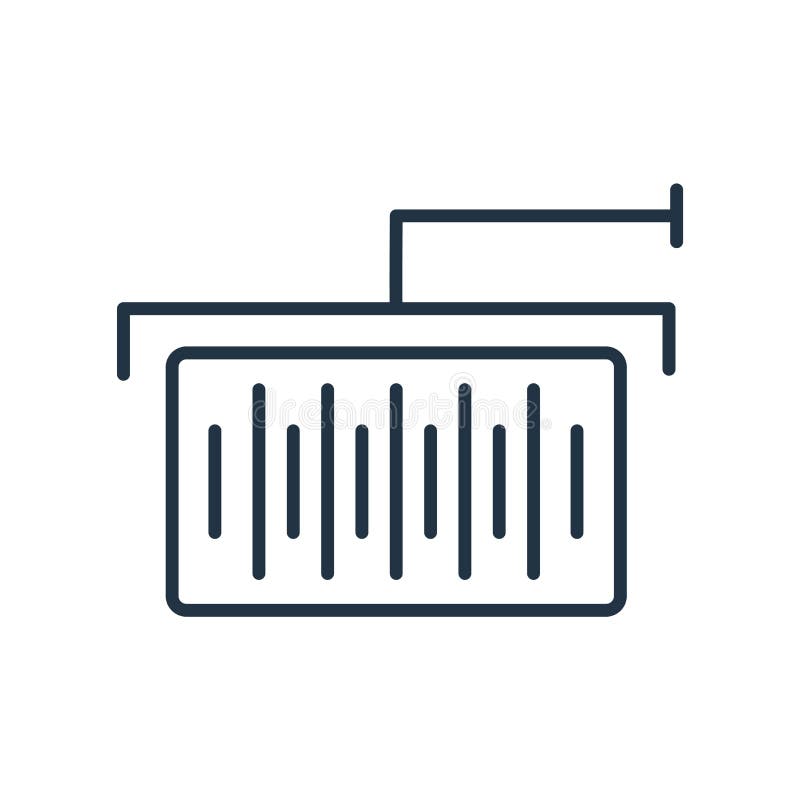 Crane Icon Vector Sign and Symbol Isolated on White Background, Crane ...