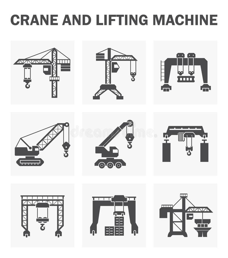 Harbour Crane Icon Stock Illustrations – 920 Harbour Crane Icon Stock ...