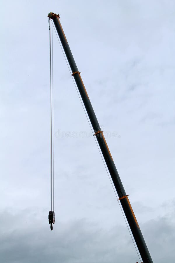 Crane Jib. stock photo. Image of hoist, lift, rope, hydraulic - 190937242