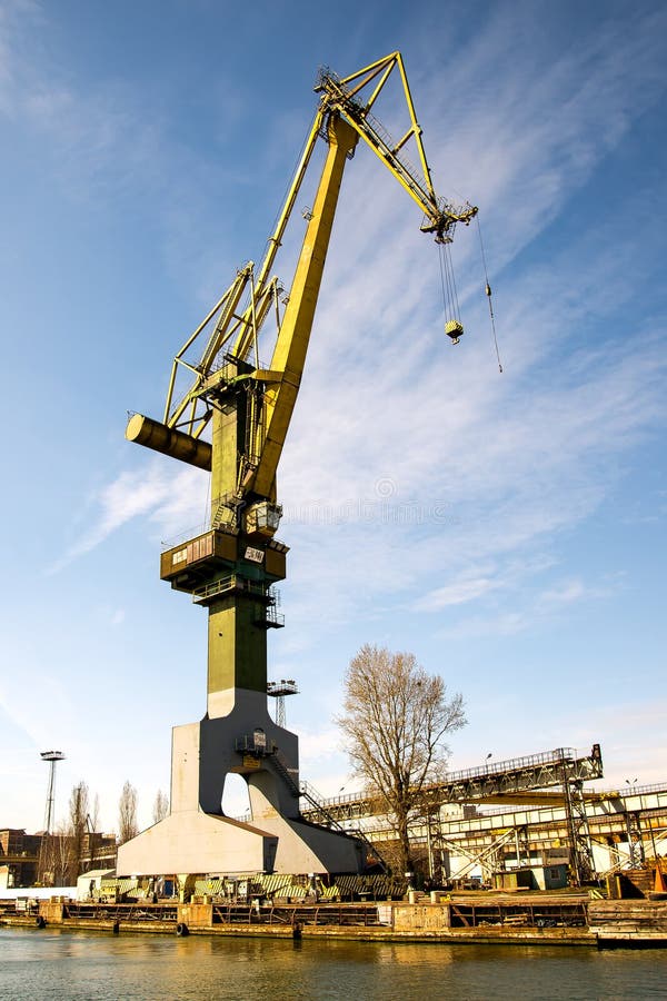 Crane stock photo. Image of wharf, steel, udafrac14, cranes - 75542462