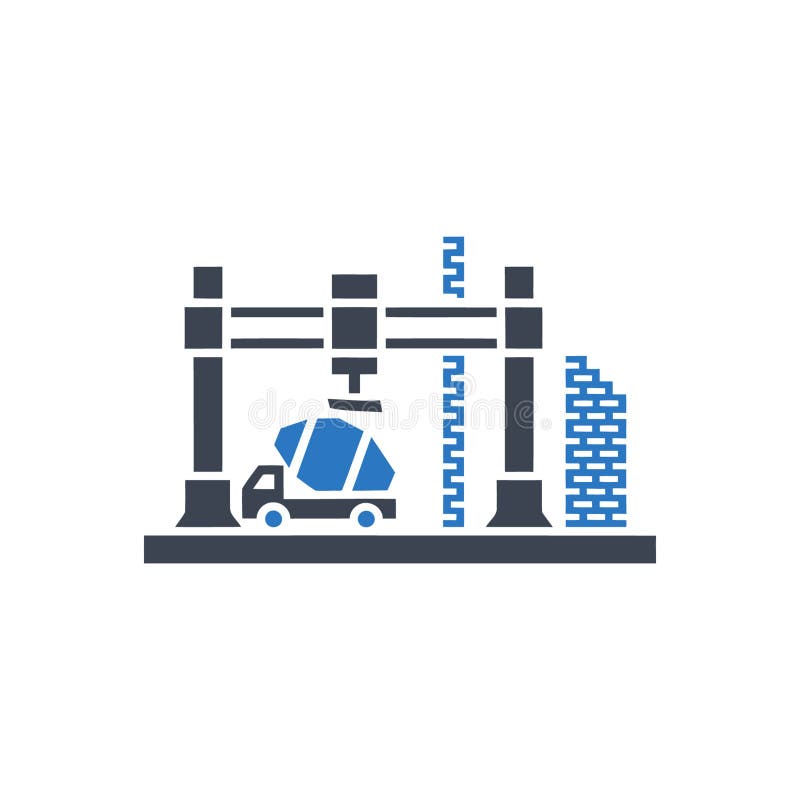 Crane Lifting Heavy Load Icon Stock Vector - Illustration of icon, load ...