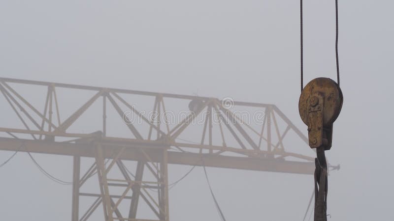 Crane for Lifting or Moving Objects Stock Image - Image of equipment ...