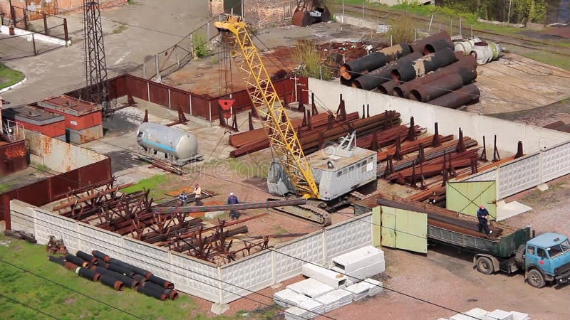 Crane Loading Cargo Containers To Container Ship in International Port ... Crane Loading Cargo Containers To Container Ship in International Port ...