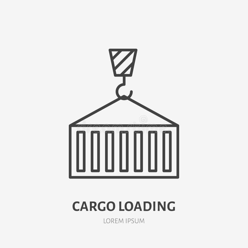 Crane Loading Cargo Container Import Container Ship in the ...