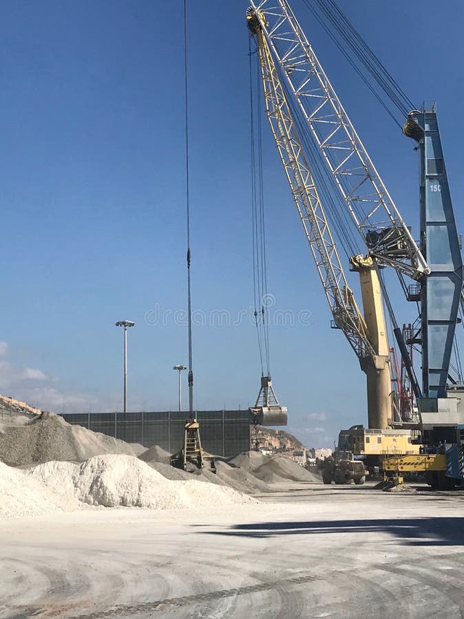 Crane loading ship stock photo. Image of gantry, commercial - 103150036