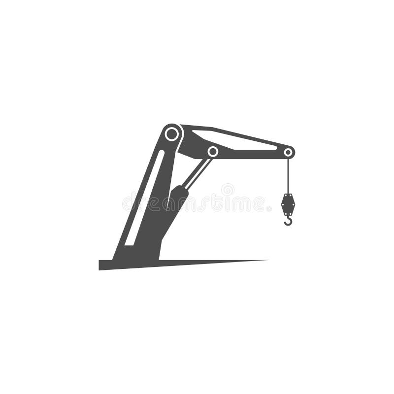 Crane Logo Icon Design Illustration Stock Vector - Illustration of ...