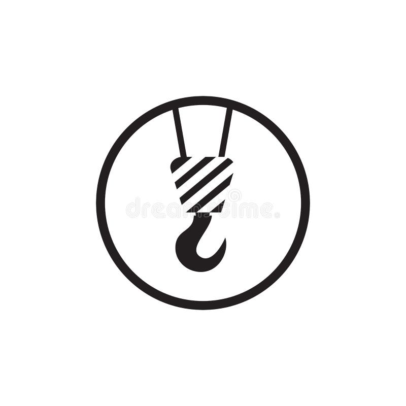 Crane Logo Symbol Design Template Stock Vector - Illustration of ...