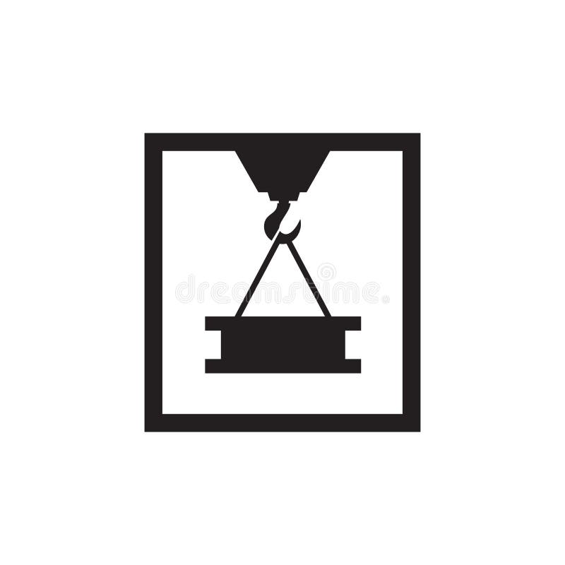 Crane Logo Symbol Design Template Stock Vector - Illustration of ...