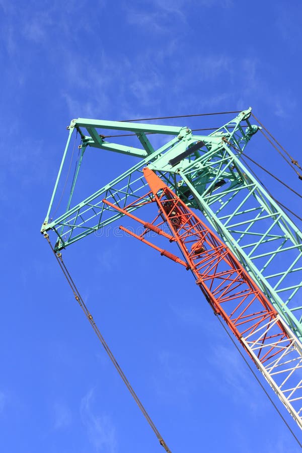 Crane (machine) stock photo. Image of power, work, iron - 23943048