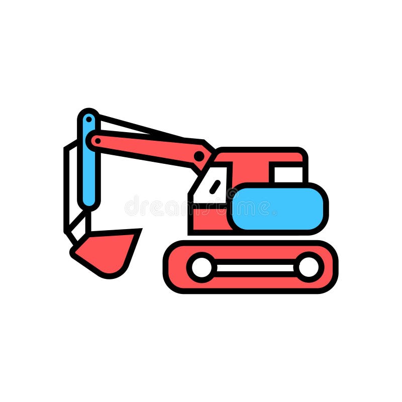 Crane Machine Icon- Vector Sign Symbol Crane Icon Stock Vector ...