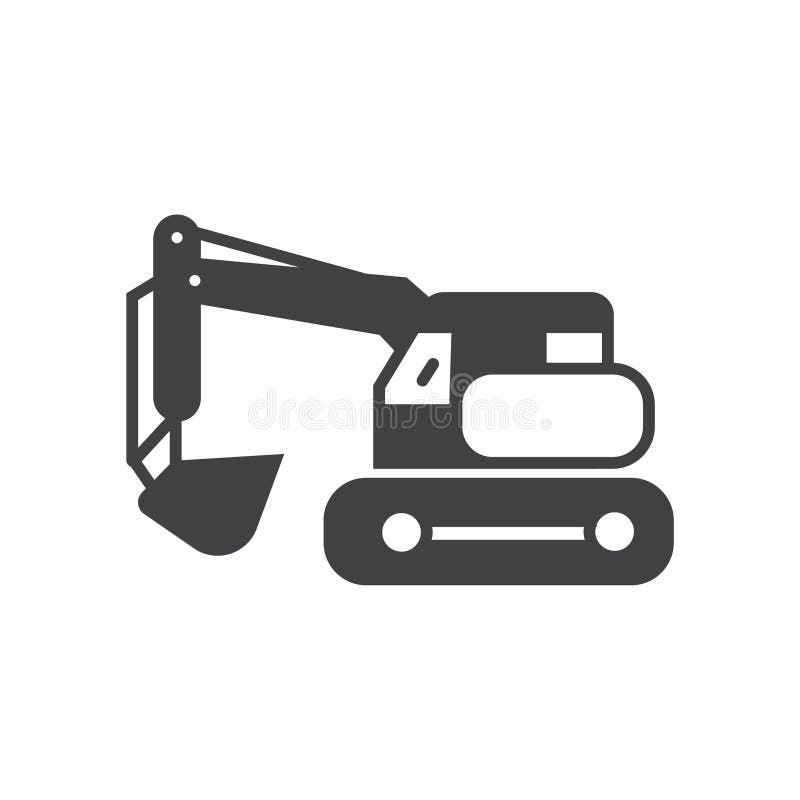 Crane Machine Icon- Vector Sign Symbol Crane Icon Stock Illustration ...