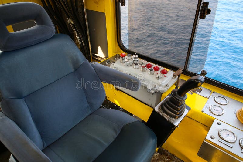 Crane Operation Cabin for Control All Equipment of Crane. Crane ...