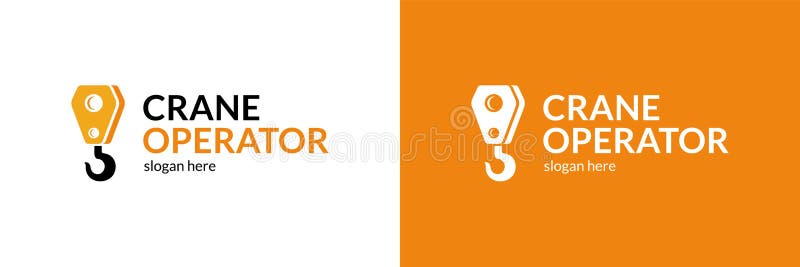 Crane operator logo stock vector. Illustration of construction - 247211589