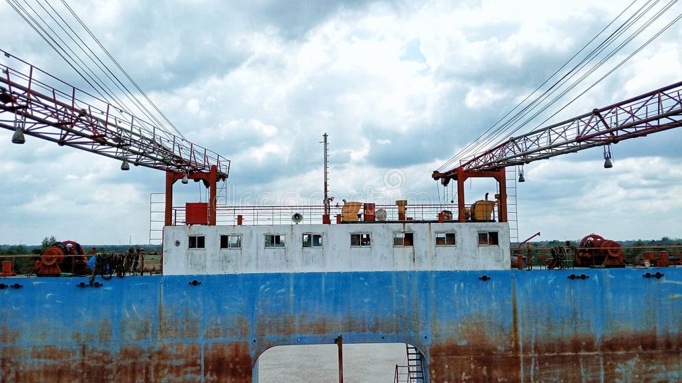 Crane Operator Room, To Control and Operate the Machine Stock Photo ...