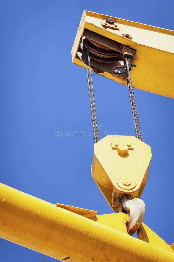 Crane stock image. Image of outdoors, engineering, hoisting - 37756537