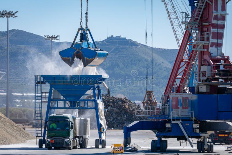 Truck Port Loading Fertilizer Stock Photos - Free & Royalty-Free Stock ...