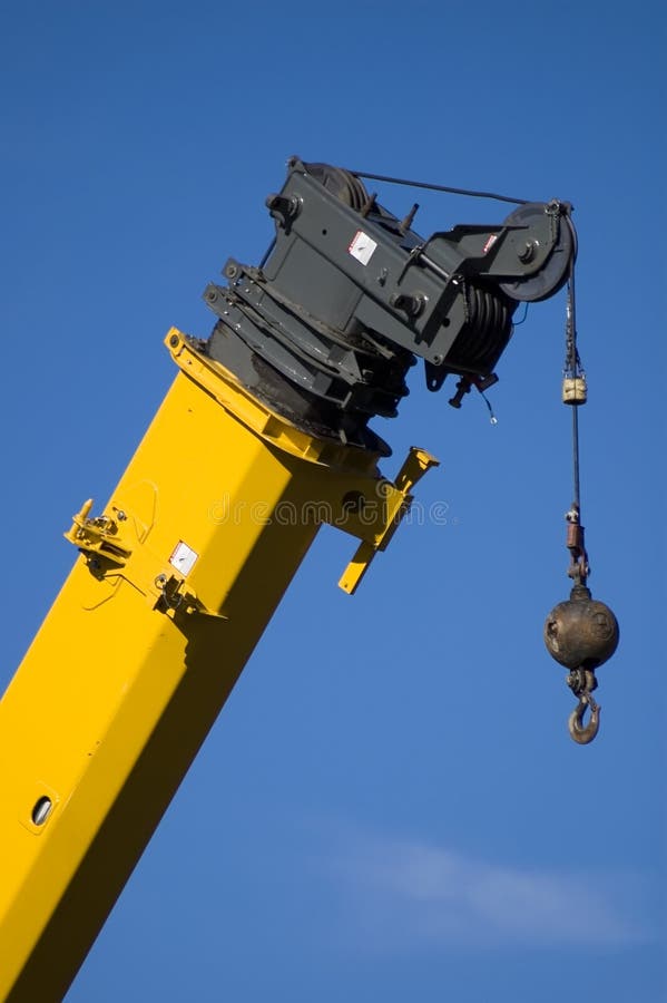 Hooks of Several Mobile Cranes Stock Image - Image of carry, crane: 685581