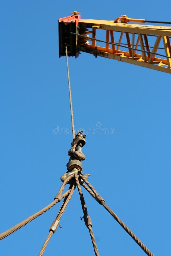 Crane Rigging stock photo. Image of building, crane, boom - 52443466