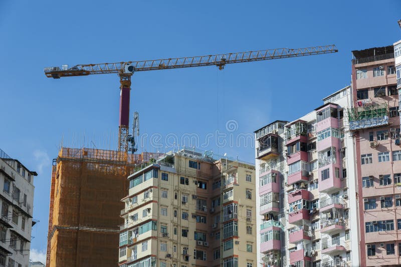 Crane stock photo. Image of development, project, high - 31496962