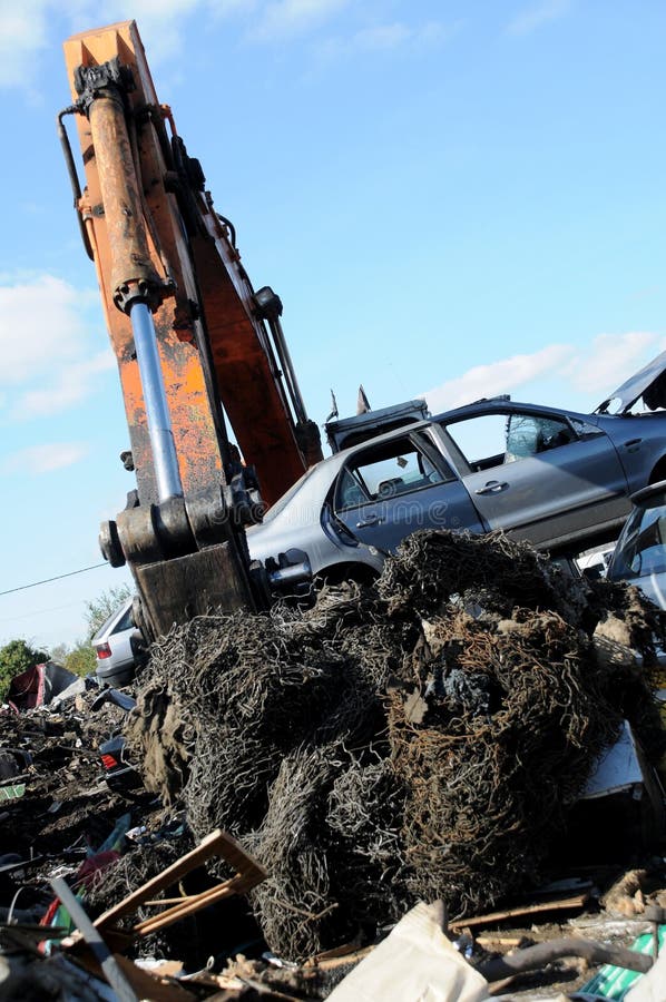 Scrap car parts stock photo. Image of mechanics, recycling - 11178920
