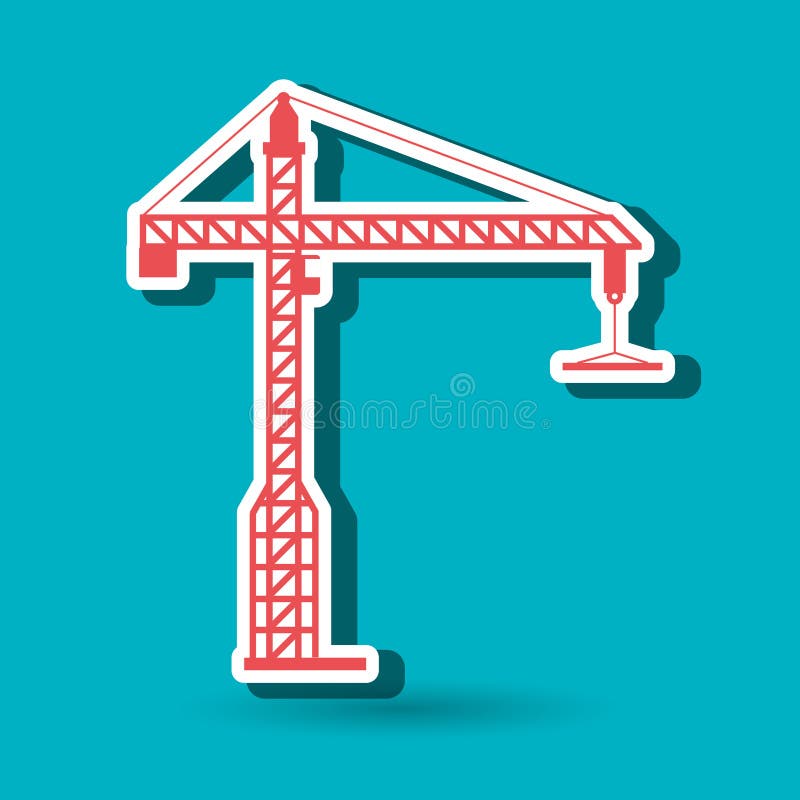 Crane service design stock illustration. Illustration of crawler - 71149535