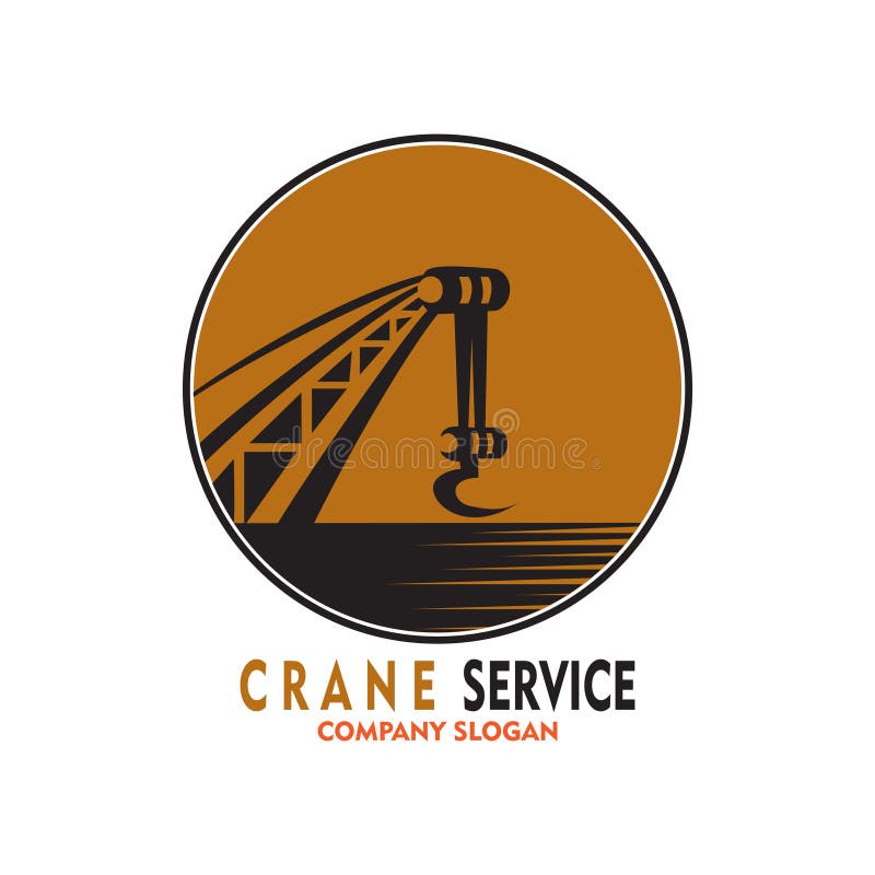 Crane service logo stock vector. Illustration of machine - 142410398