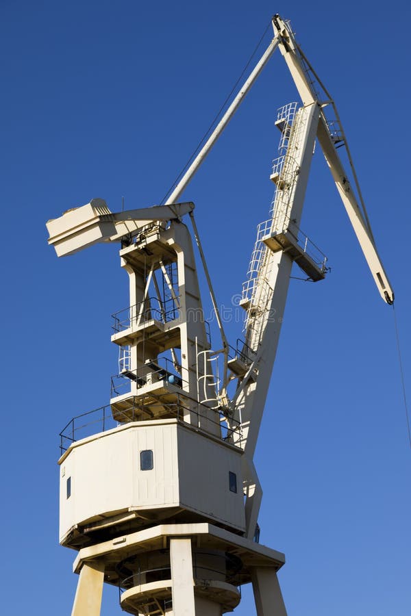 Crane, Ship-to-shore Crane Elements Stock Photo - Image of harbor ...
