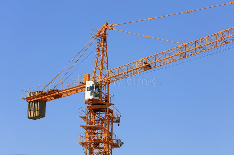 Crane steel beam support stock image. Image of hardware - 386633063