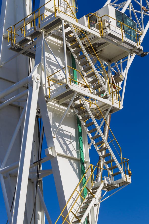 Crane Steps Canopy stock photo. Image of pulleys, shipping - 27214512