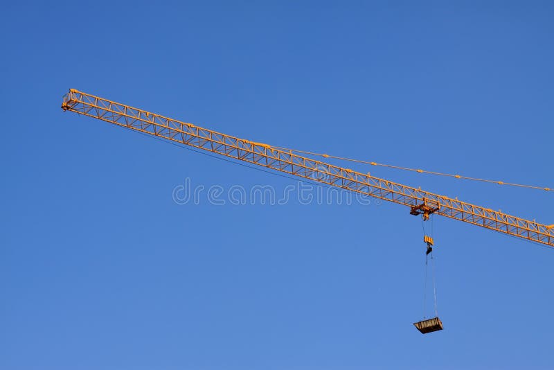 Crane Tower Construction Equipment Stock Photo - Image of work ...