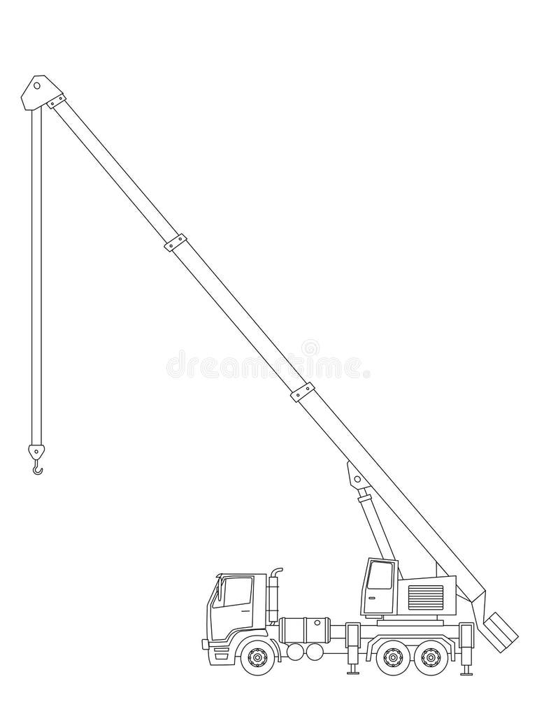Lift Crane Truck Stock Illustrations – 7,486 Lift Crane Truck Stock ...
