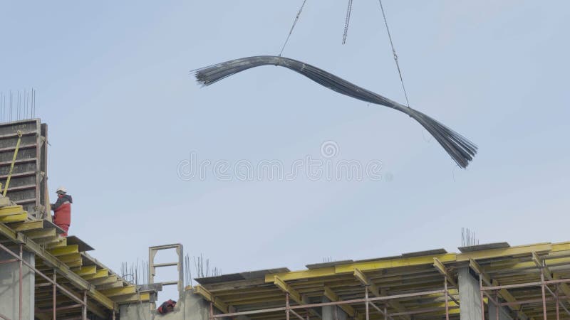 Unloading Pipe of a Combine Harvester Ready To Pour Grains on a Bright ...