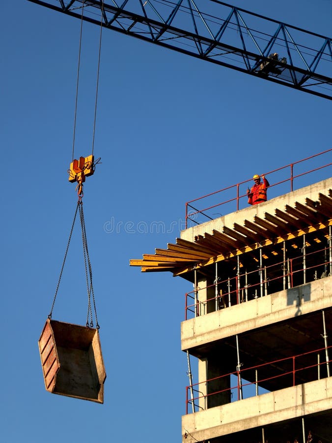 Cranes on the Construction Site Editorial Stock Image - Image of ...