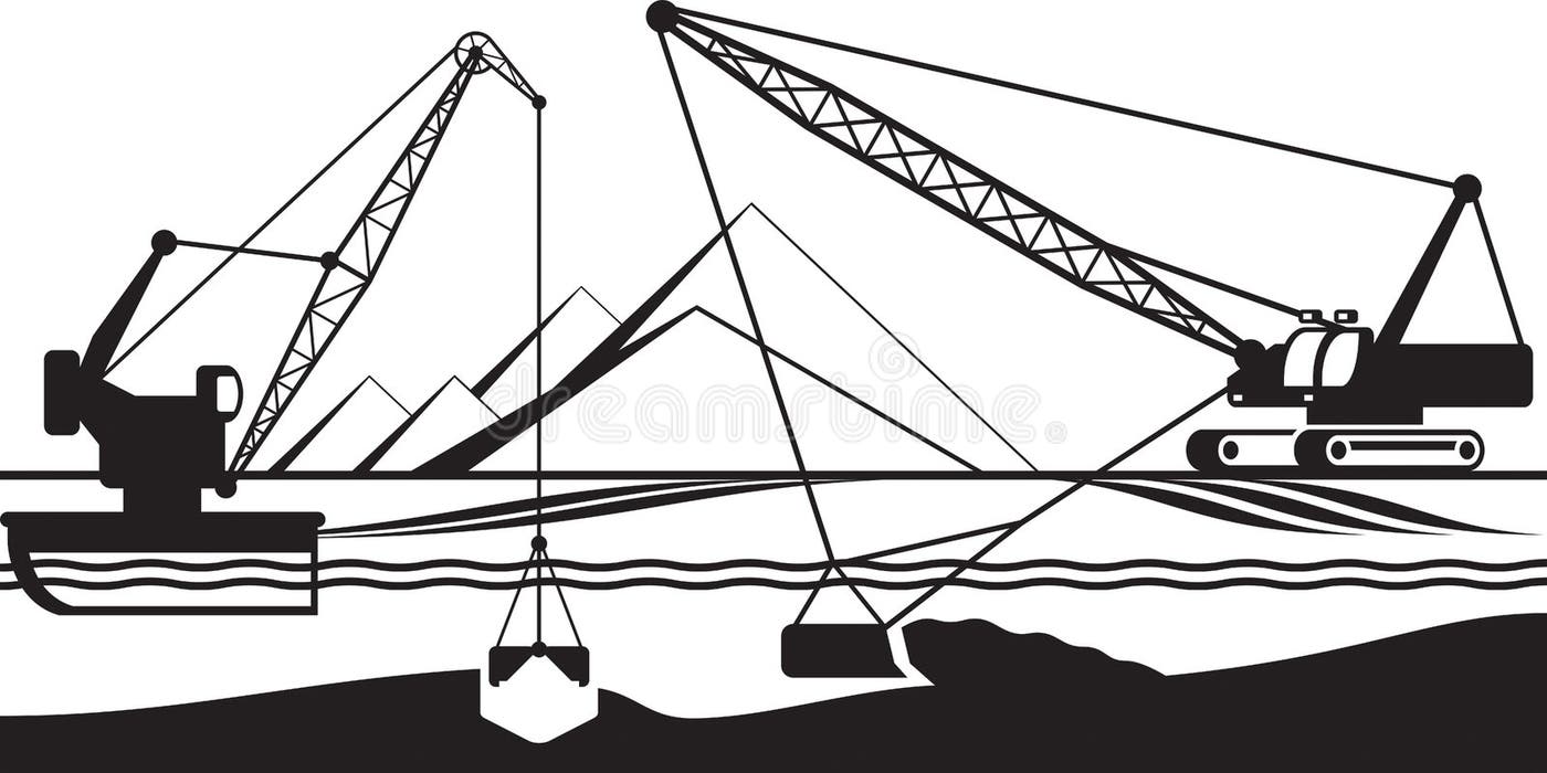 Excavator Dragline Stock Illustrations – 298 Excavator Dragline Stock ...