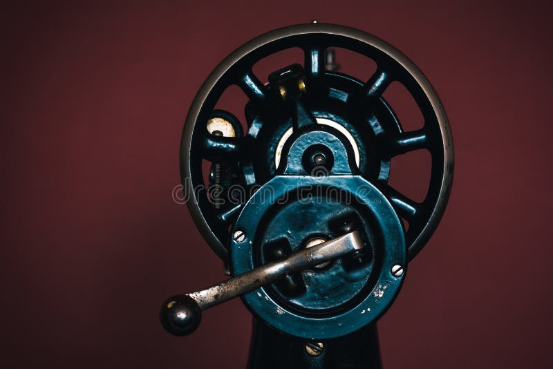 SEWING MACHINE stock image. Image of crank, work, sewing - 308187037